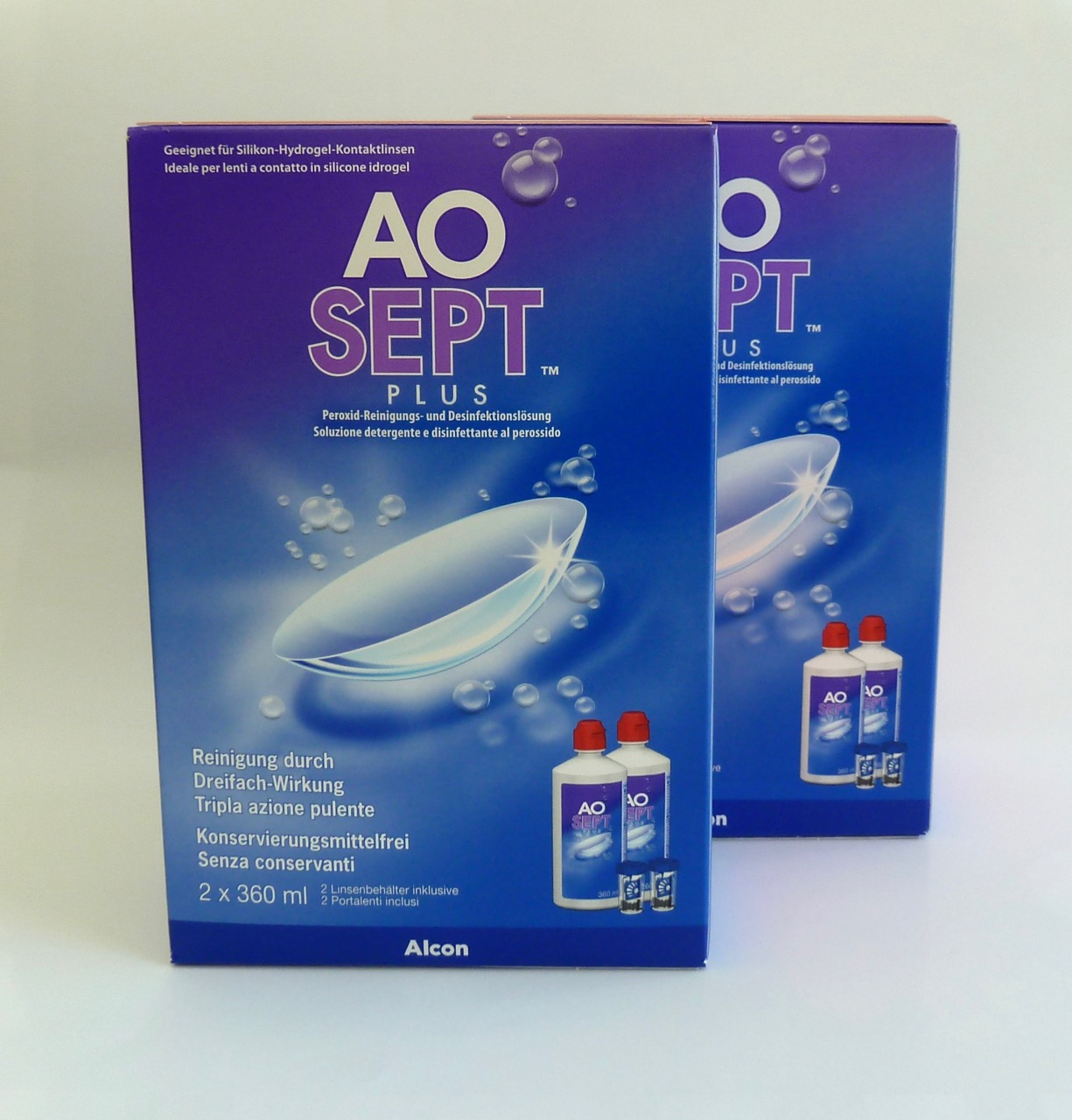AO SEPT Plus Wasserstoffperoxid 4x360ml | Pflegemittel -Spezial-Versand