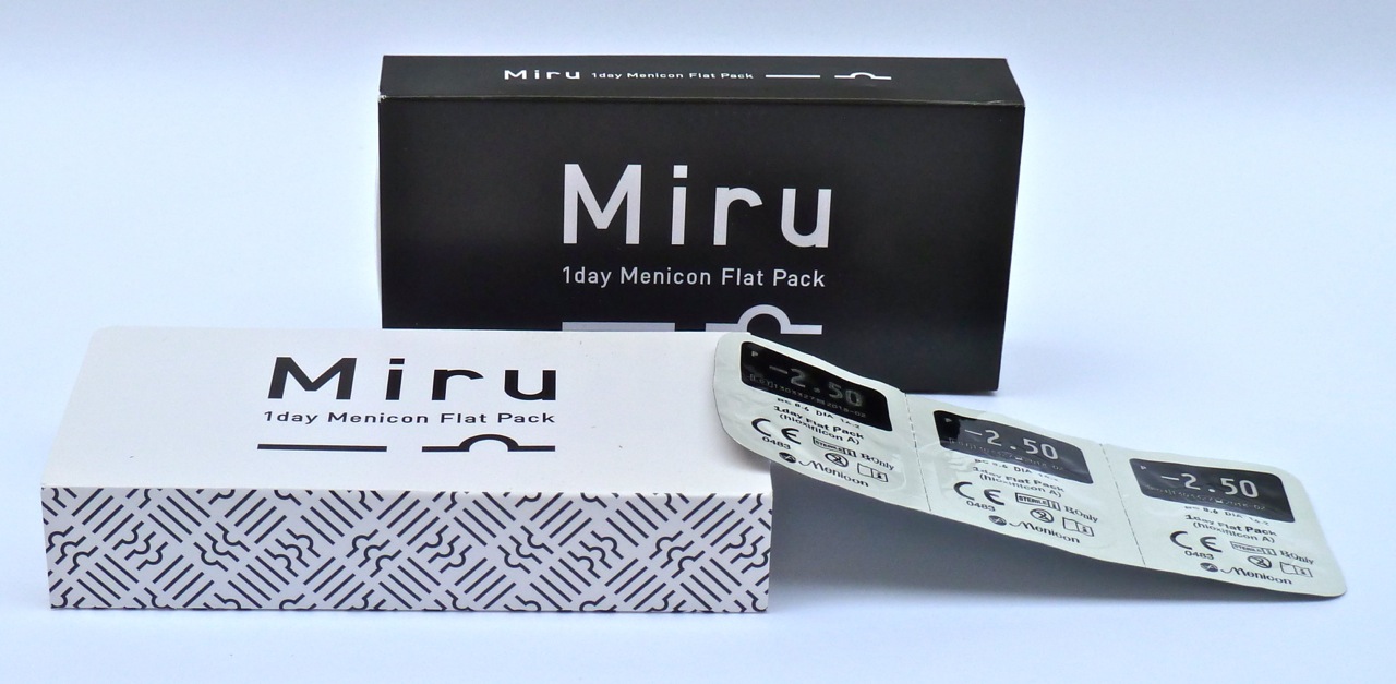 Miru 1day Menicon Flat Pack - 30er Box | Kontaktlinsen -Spezial-Versand